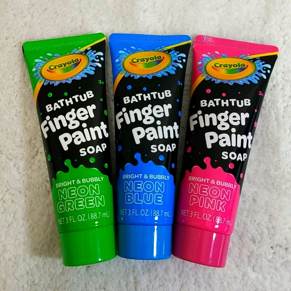Crayola | Toys | 52 Crayola Neon Bathtub Finger Paint Soap | Poshmark